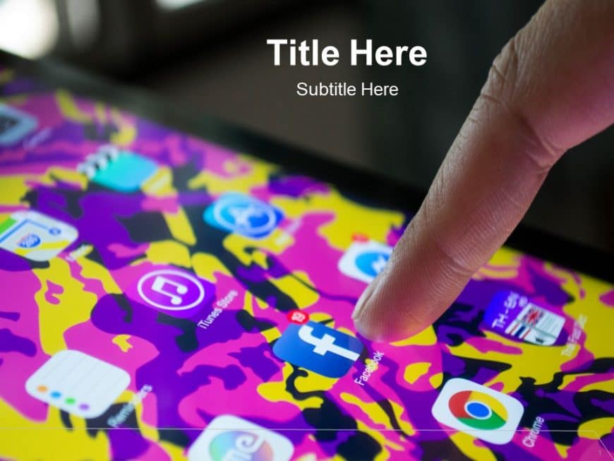 Mobile Cover Slide 01 PowerPoint Template | SlideUpLift