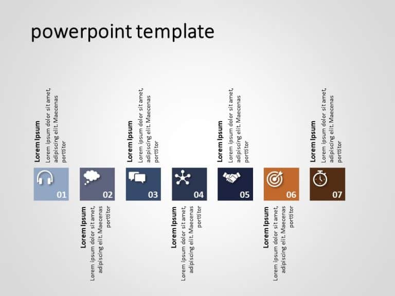 5 Steps Business Steps 1 PowerPoint Template | SlideUpLift