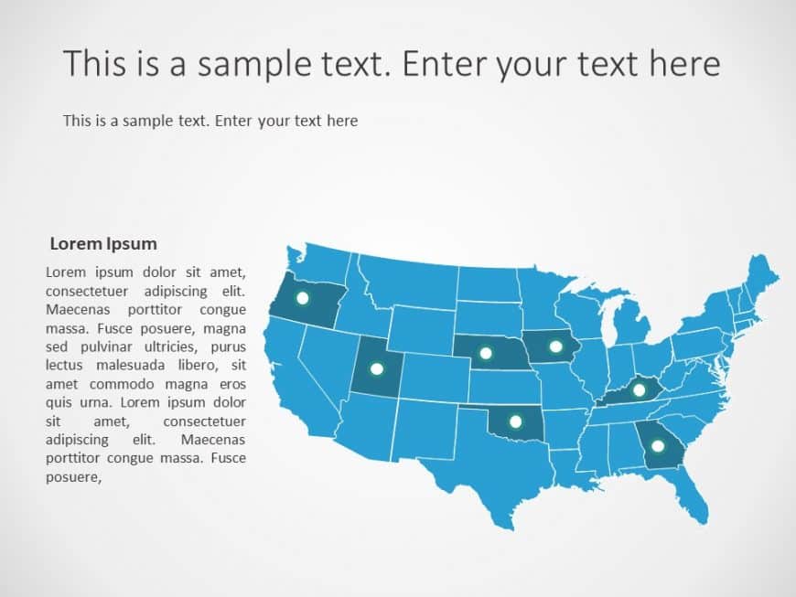 325+ Editable US Map PowerPoint Template Collection | SlideUpLift