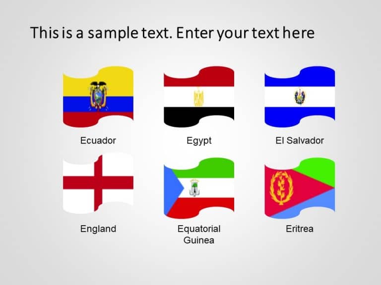 Country flags PowerPoint Template | SlideUpLift
