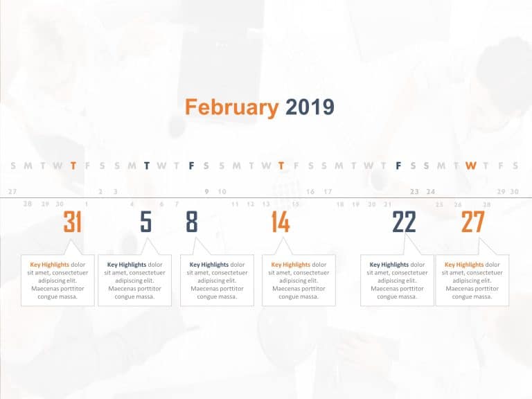 Calendar PowerPoint Template 6 | Calendar PowerPoint Templates ...