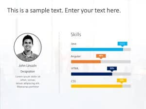 Employee Resume 6 PowerPoint Template | SlideUpLift