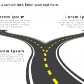 Fork Road 1 PowerPoint Template
