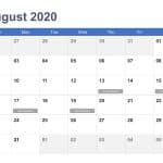 Calendar 2020 PowerPoint Template | SlideUpLift