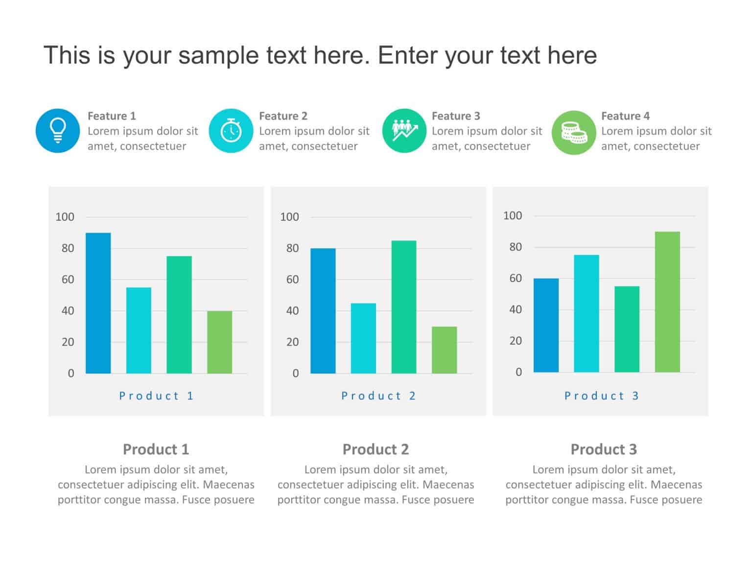 Product Comparison Graphs PowerPoint Template | SlideUpLift