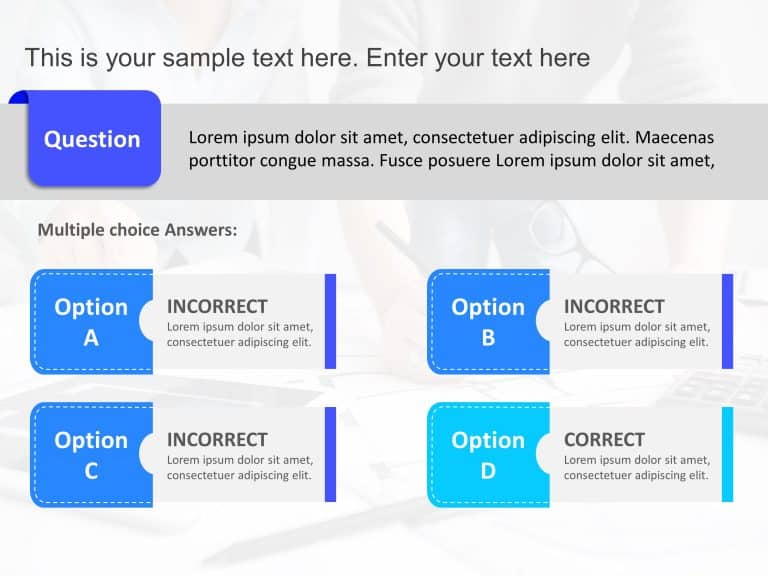 Question Answer Slide PowerPoint Template | SlideUpLift Question Answer Slide PowerPoint Template | SlideUpLift