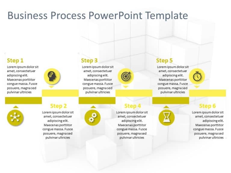 Business Process PowerPoint Template 6 | Process Flow PowerPoint ...