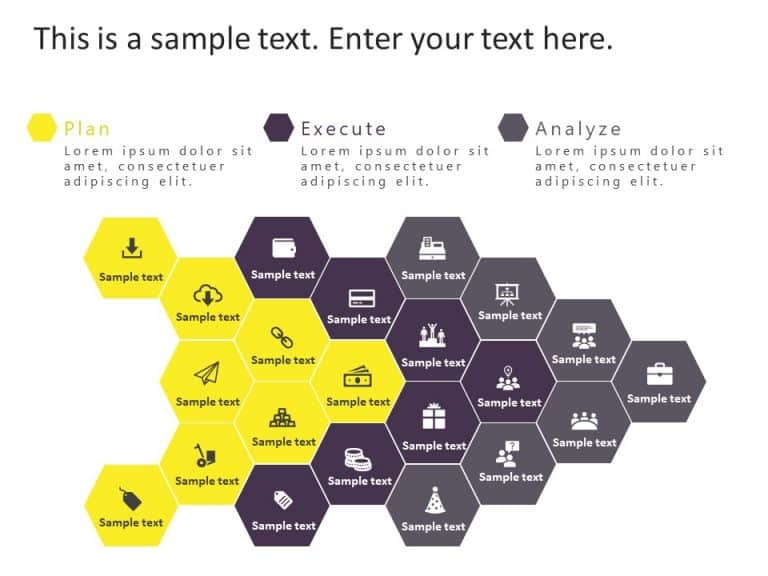 Hexagon Strategy PowerPoint Template | SlideUpLift
