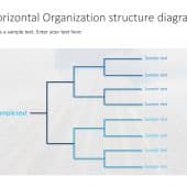 Tree Structure Organization Diagram PowerPoint Template