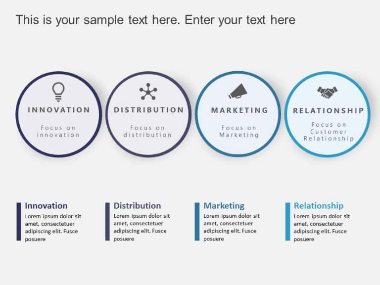 Strategic Initiatives Circular PowerPoint | strategic initiatives ...