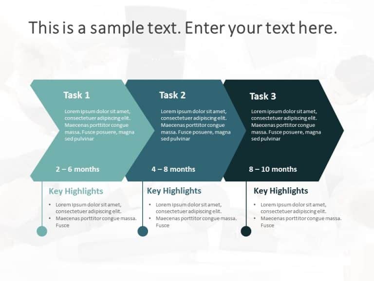 Project Highlights and Timeline 1 PowerPoint Template | SlideUpLift