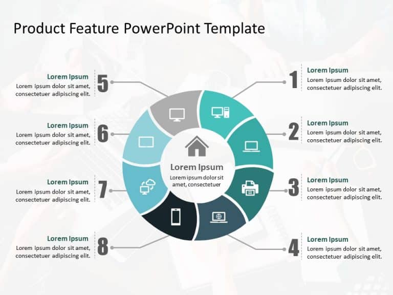 Product Features 8 PowerPoint Template | SlideUpLift