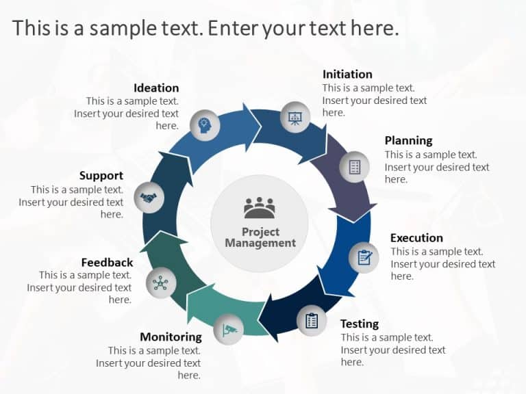 Project Management 8 Steps | Project Management Powerpoint Templates ...