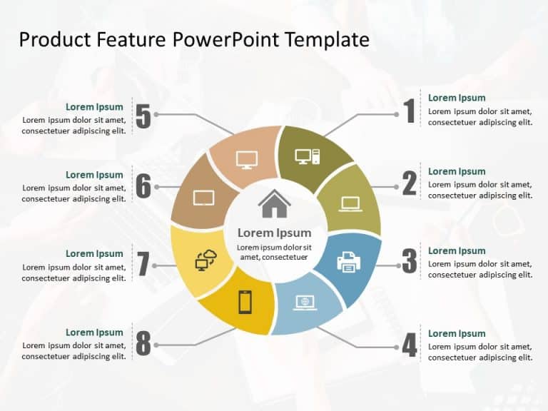 Product Features 8 PowerPoint Template | SlideUpLift