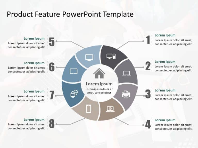 Product Features 8 PowerPoint Template | SlideUpLift