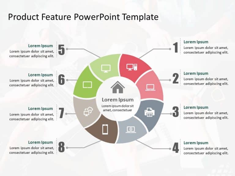 Product Features 8 PowerPoint Template | SlideUpLift