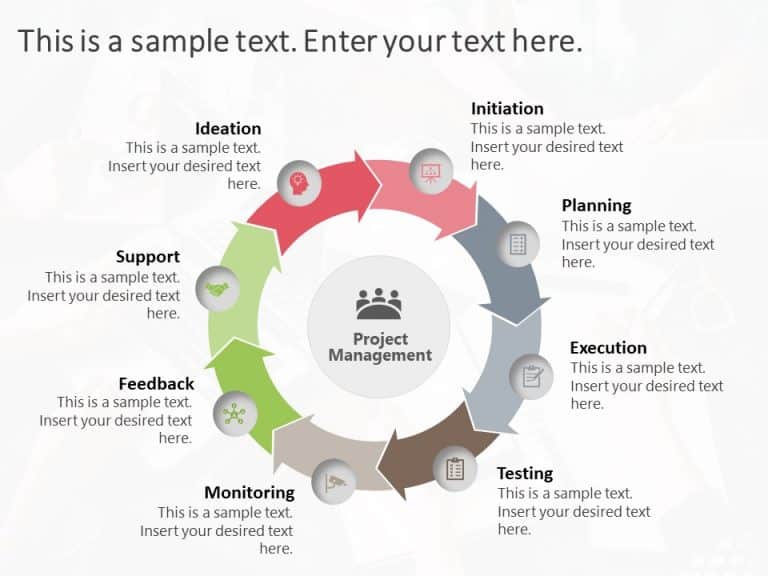 Project Management 8 Steps | Project Management Powerpoint Templates ...