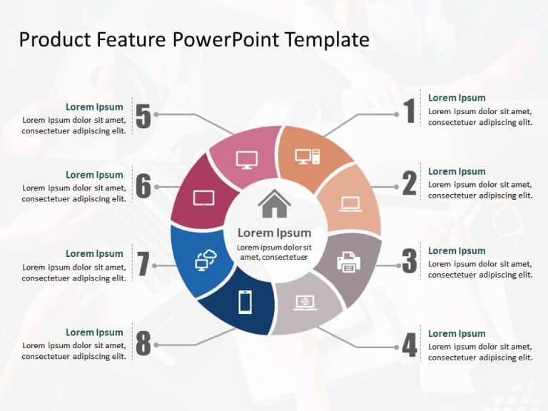 Product Features 8 PowerPoint Template | SlideUpLift