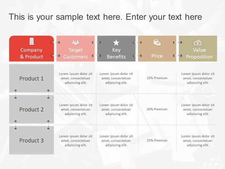Product Portfolio Detailed Template | Product Roadmap Templates ...