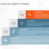 4 Step Ladder Diagram PowerPoint Template | SlideUpLift
