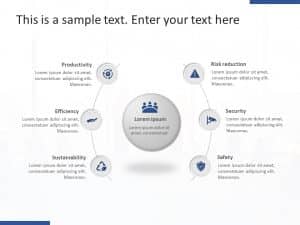 Spoke and Wheel PowerPoint 3 | Spoke And Wheel Templates | SlideUpLift