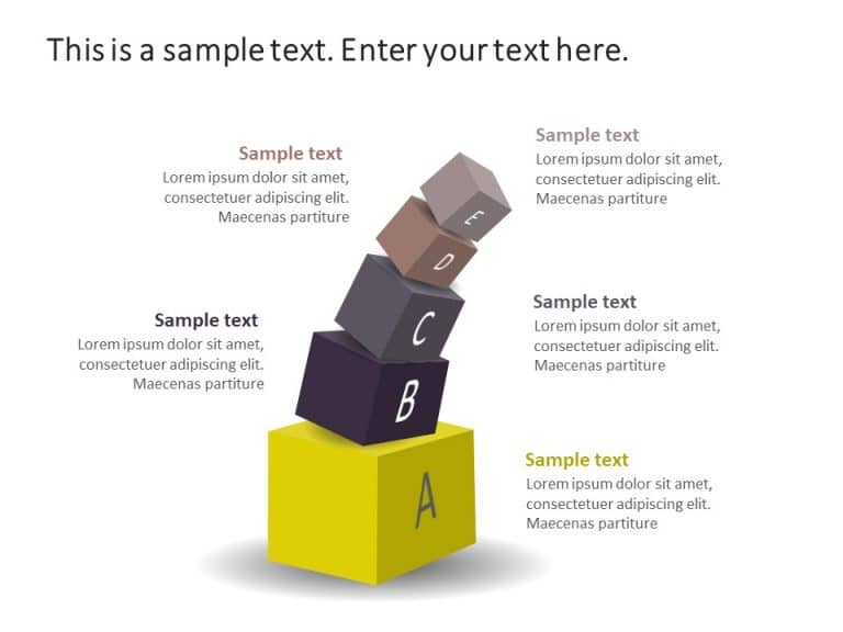 3D Strategy Stacked Boxes | Business Strategy Templates | SlideUpLift