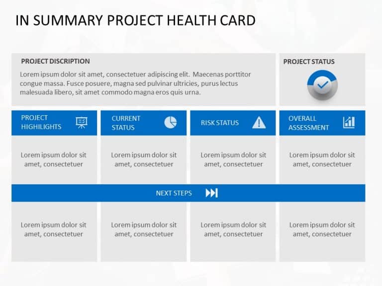Project Status Review Deck | Project Review Templates | SlideUpLift