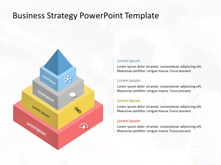 3D Business Strategy PowerPoint Template | Business Strategy Templates ...