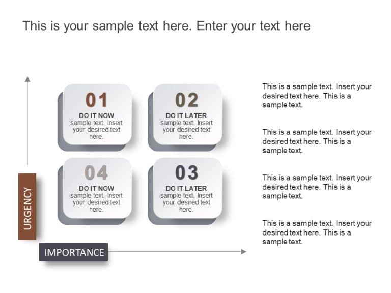Project Task Priorities PowerPoint Template | SlideUpLift