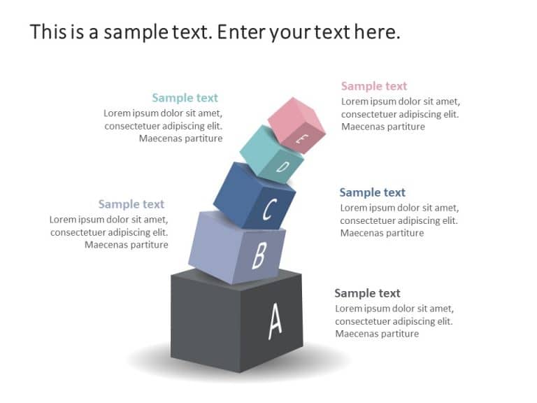 3D Strategy Stacked Boxes | Business Strategy Templates | SlideUpLift