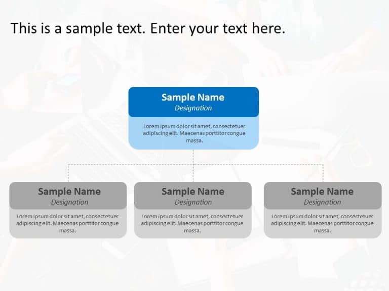 Org Chart PowerPoint Template 18 | Organizational Structure PowerPoint ...