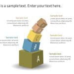 3D Strategy Stacked Boxes | Business Strategy Templates | SlideUpLift