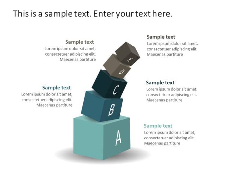 3D Strategy Stacked Boxes | Business Strategy Templates | SlideUpLift