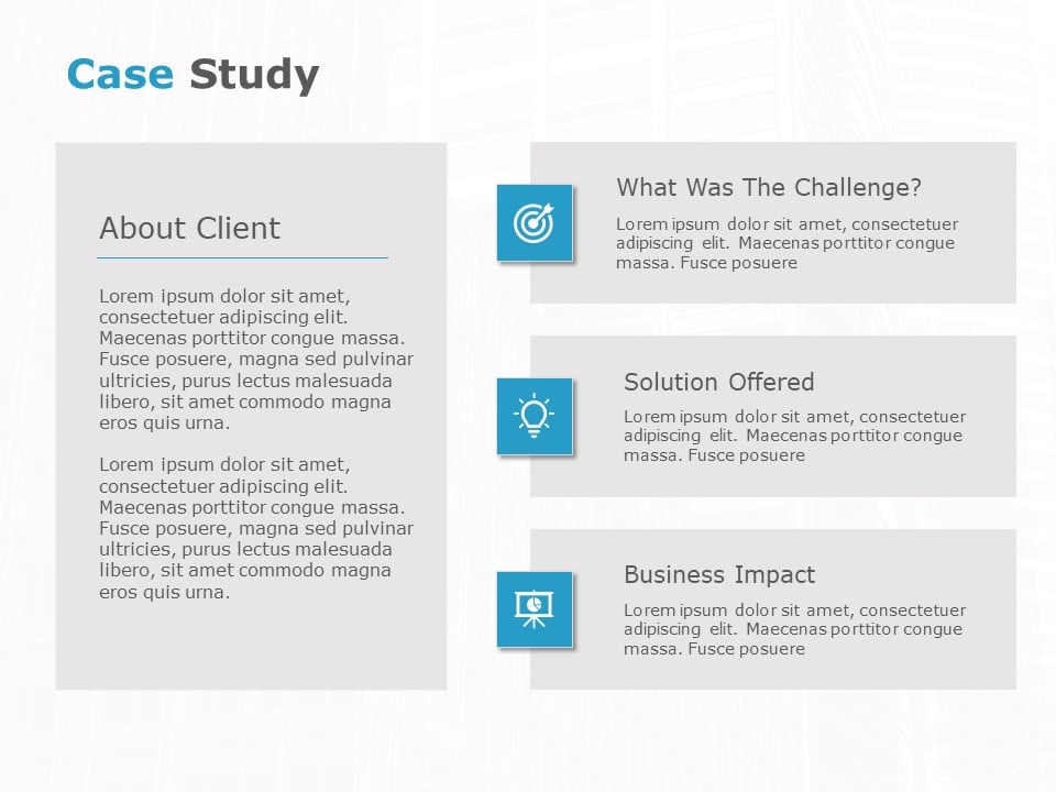 Case Study Presentation Templates
