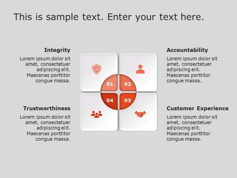 Free company values PowerPoint Template 8 | Core Values PowerPoint ...