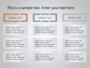 Decision Tree Diagram With Text Boxes PowerPoint Template | SlideUpLift