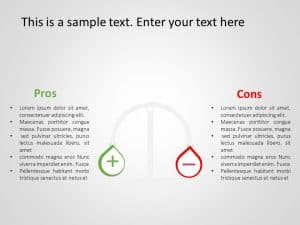 Pros And Cons Powerpoint Template 4 | pros and cons Templates | SlideUpLift