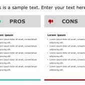 Animated Pros And Cons 7 PowerPoint Template