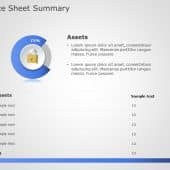 KPI Balance Sheet PowerPoint Template