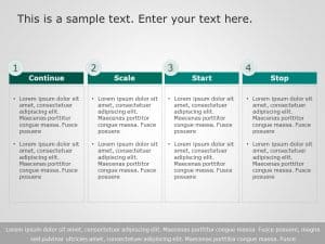 4 Steps Business Steps 1 PowerPoint Template | SlideUpLift