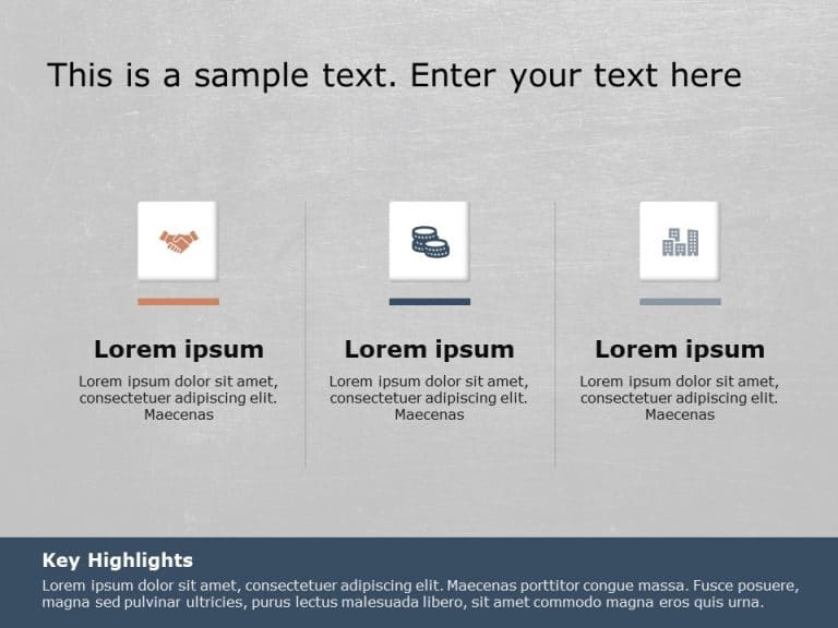 3 Steps Business Strategy PowerPoint Template | SlideUpLift