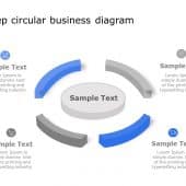 8 Circular Nodal Diagram PowerPoint Template