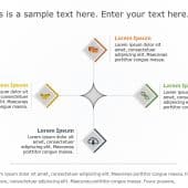 Free 4 Steps Chevron PowerPoint Template