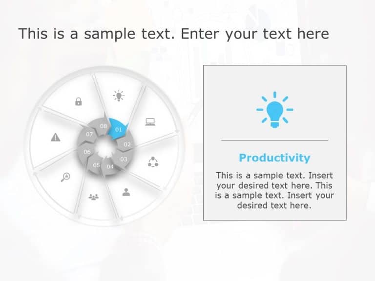 Animated 8 Step Business Process PowerPoint Template | SlideUpLift
