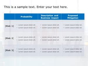 Risk assessment 12 PowerPoint Template | SlideUpLift