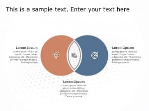 Two circle Venn diagram for PowerPoint |SlideUpLift