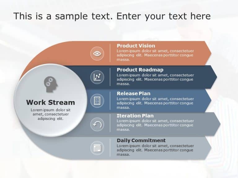 Workstream plan PowerPoint Template | SlideUpLift