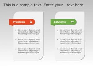 Problem & Solution PowerPoint Template 8 | Problem Solution PowerPoint ...