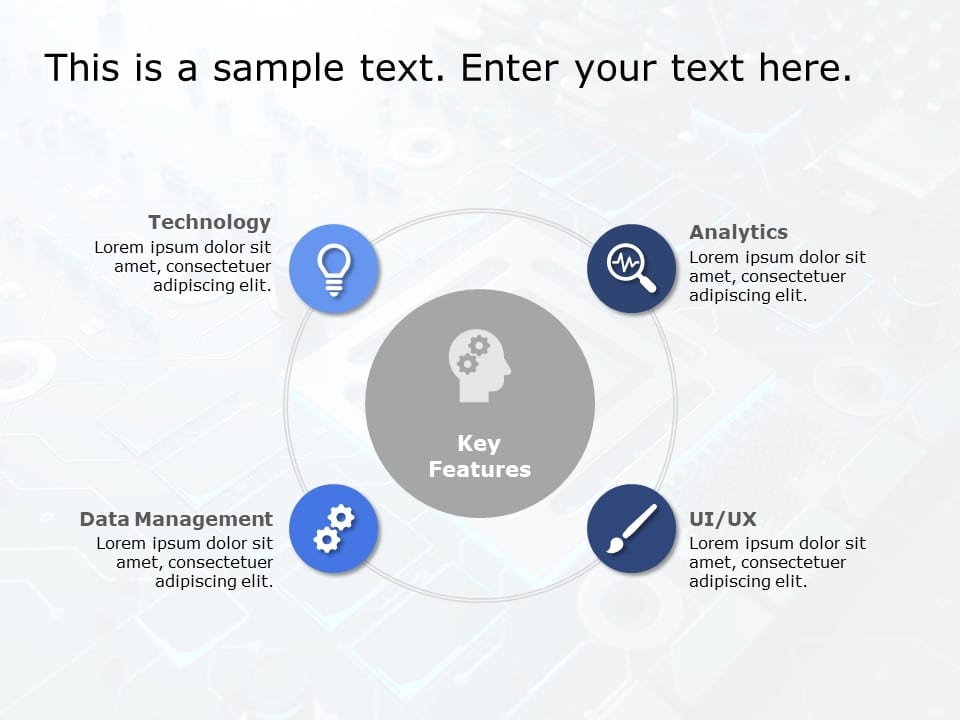 Free Key Features 1 PowerPoint Template