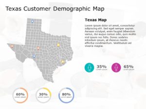 Editable Texas Maps Templates for PowerPoint | SlideUpLift
